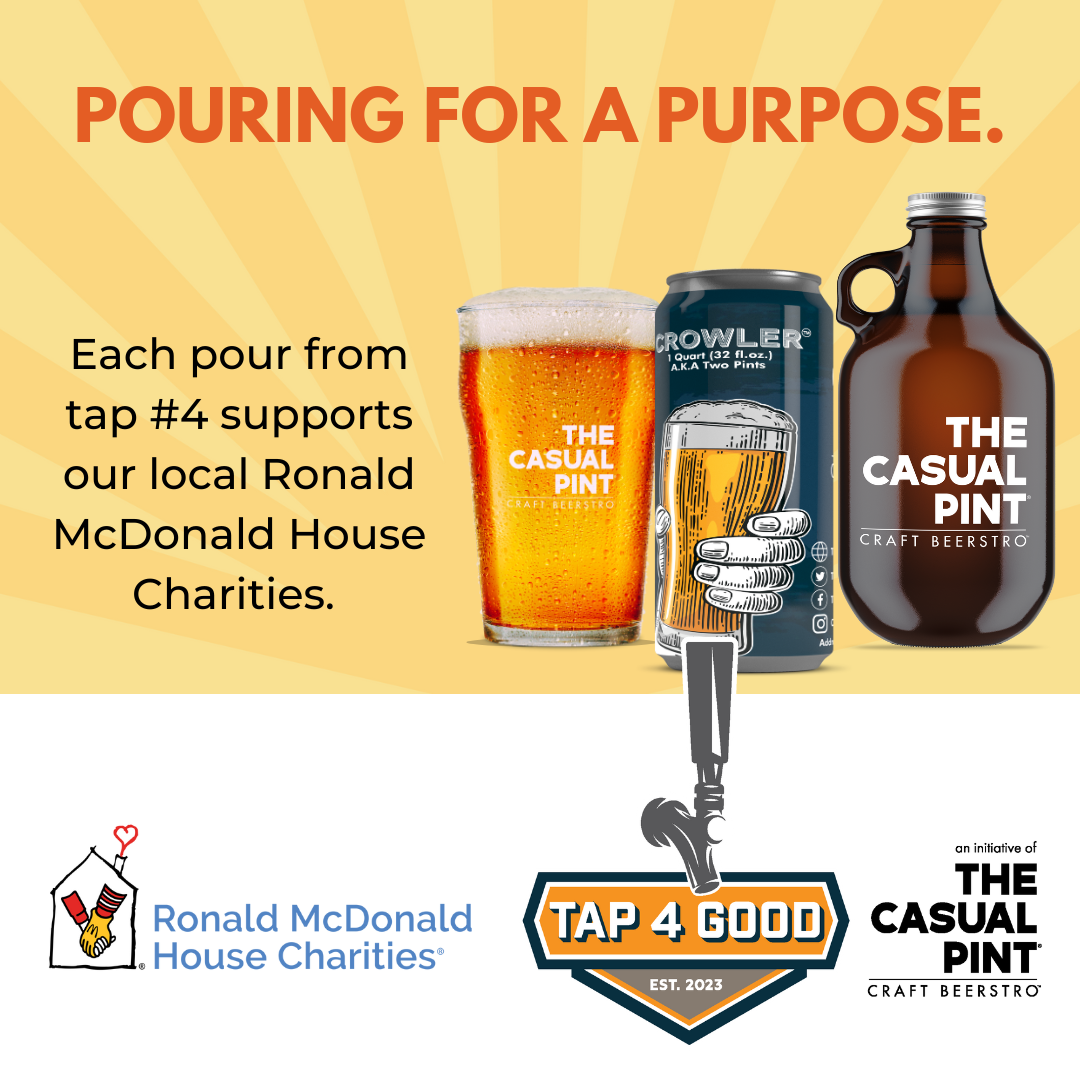 Tap4Good at The Casual Pint: Raising a Glass to Support Local Ronald ...